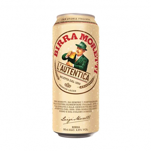 50 cl Birra Moretti 4.6% 24P Dose EW